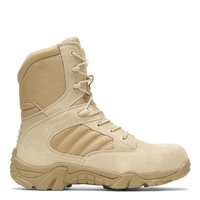 Bates E02276 GX-8 Desert Composite Toe Side Zip Boot – Military Boots ...