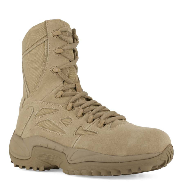 Reebok RB8894 Men's Rapid Response Composite Toe Side Zip Desert Boot ...
